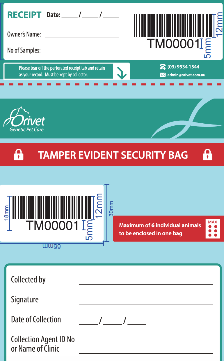 Tamper Proof Bags (Pack of 20)